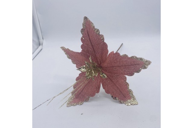 ΑΛΕΞΑΝΔΡΙΝΟ GLITTER EDGE D.21CM DUSTY PINK AF-233033DP