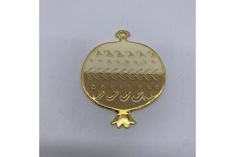 ΜΕΤΑΛΛΙΚΟ ΡΟΔΙ 2 ΧΡΩΜΑΤΑ 46*57.7mm ΛΕΥΚΟ/ΜΠΕΖ 1 ΤΕΜΑΧΙΟ MI-82678