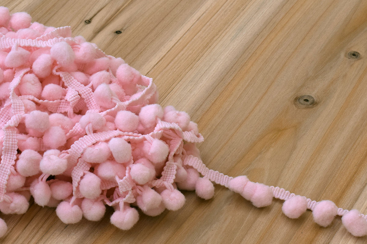 Τρέσσα Pom Poms 15mm Ροζ RB8852-10